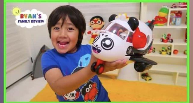 Ryan's World Toys Combo Panda airplane. No more box. Like new, Hobbies ...