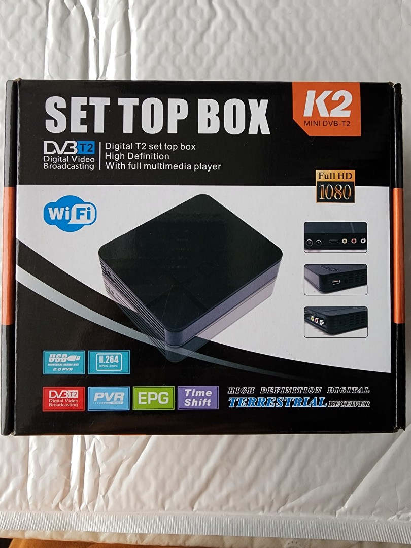 Digital TV HD Set Top Box with Antenna, TV & Home Appliances, TV ...