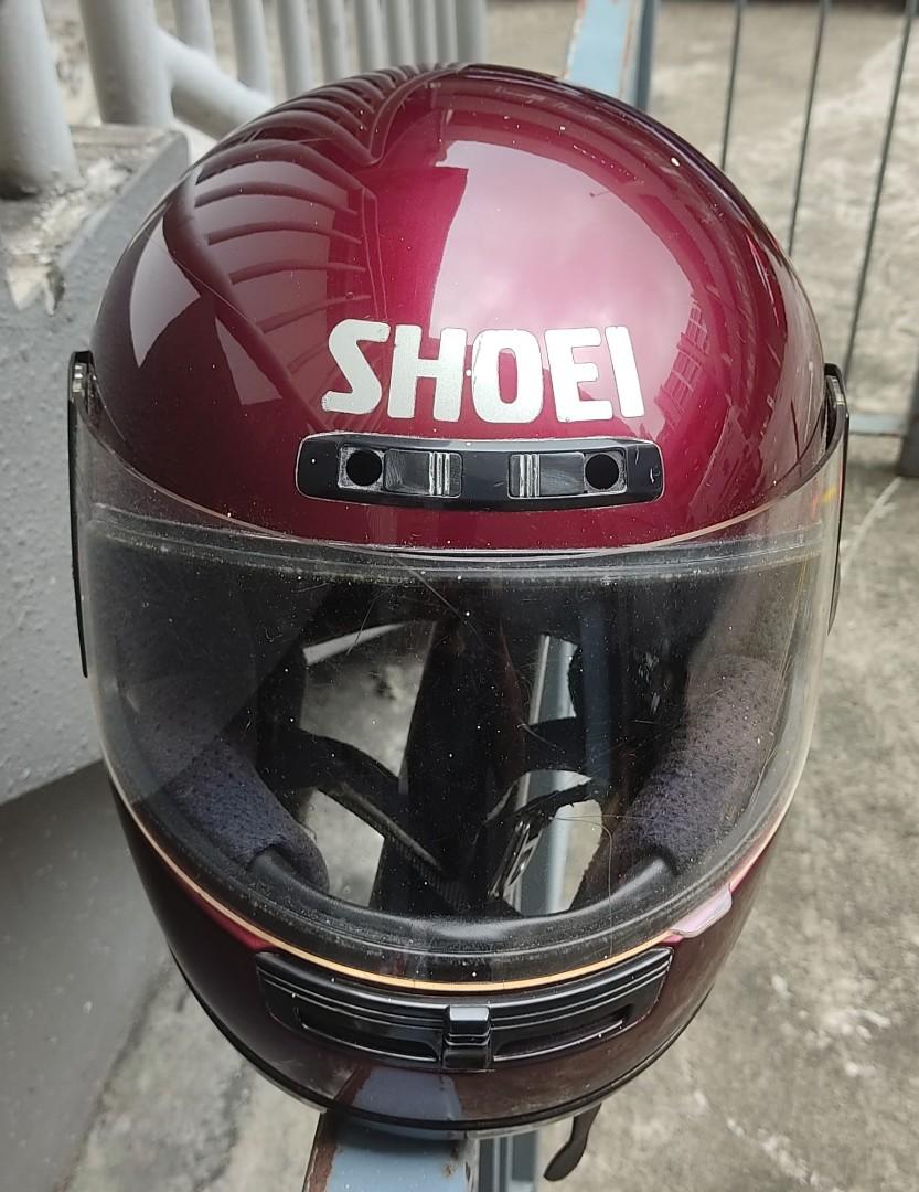 Shoei (Genuine) old school full face helmet, Motorcycles, Motorcycle ...
