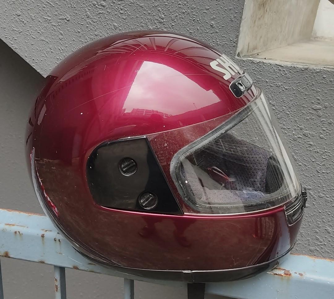 Shoei (Genuine) old school full face helmet, Motorcycles, Motorcycle ...