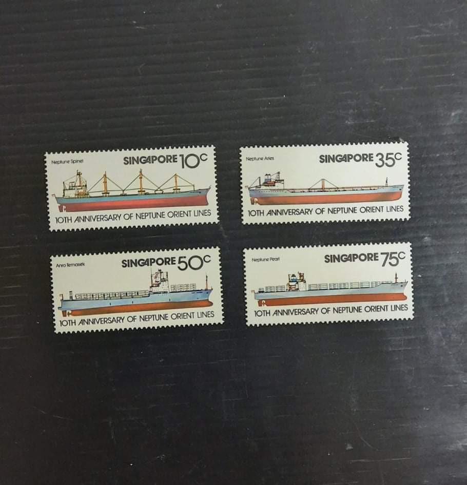 Singapore 1978 10th Anniversary of the NEPTUNE ORIENT LINES, Hobbies ...