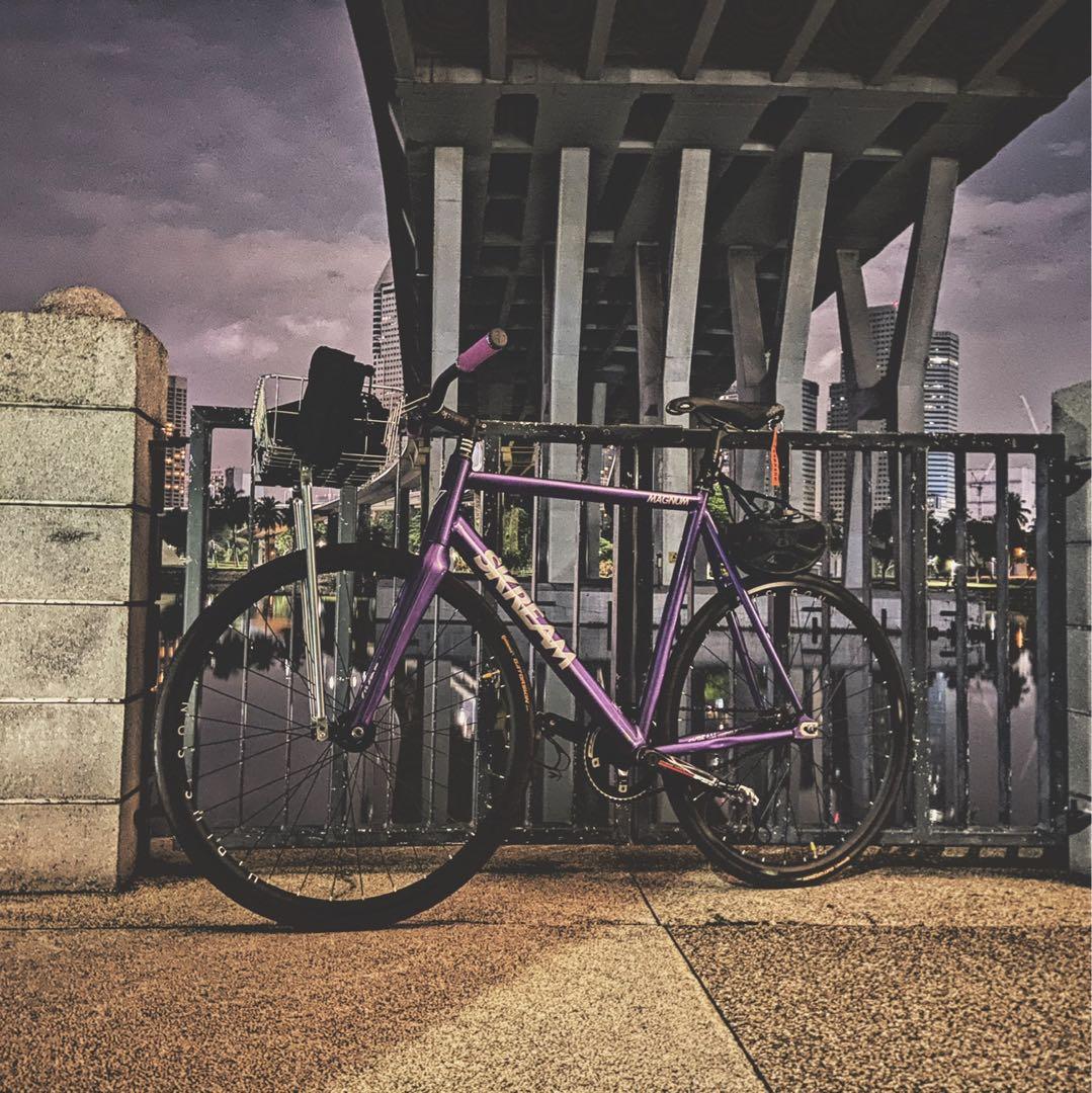 SKREAM PURPLE limited edition, Sports Equipment, Bicycles & Parts ...