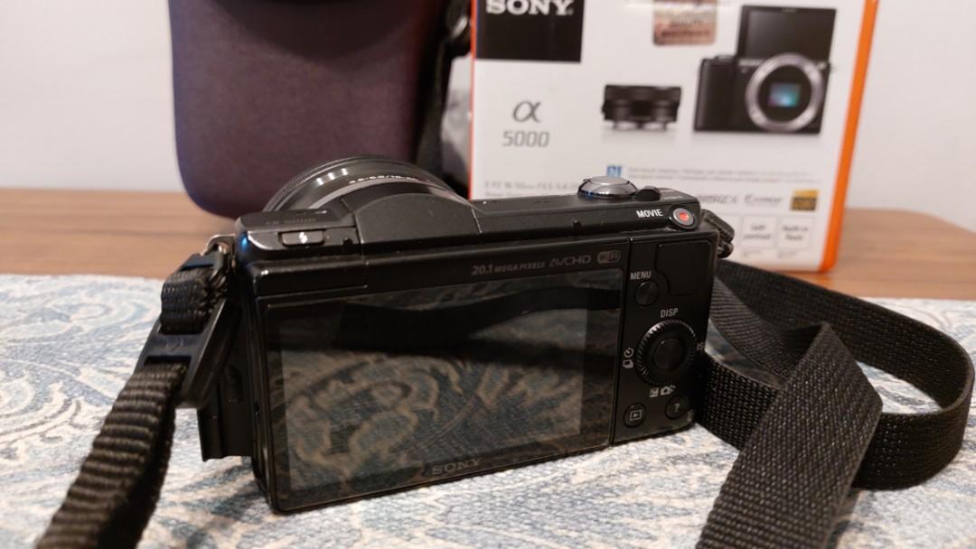 Sony A5000 Mirrorless Camera (ILCE-5000L), Photography, Cameras on ...