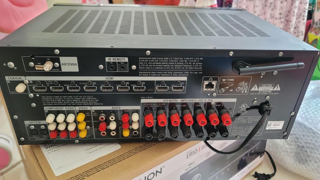 Sony STR-DN1040 Receiver (Audio Amplifier) with Super CT-1000 1000W ...