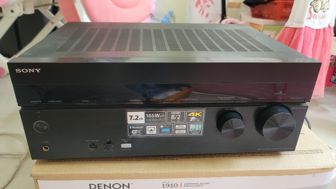 Sony STR-DN1040 Receiver (Audio Amplifier) with Super CT-1000 1000W ...