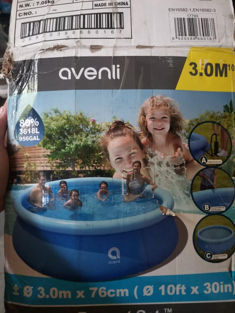Inflatable Swimming pool prompt set 3 meters, Furniture & Home Living ...