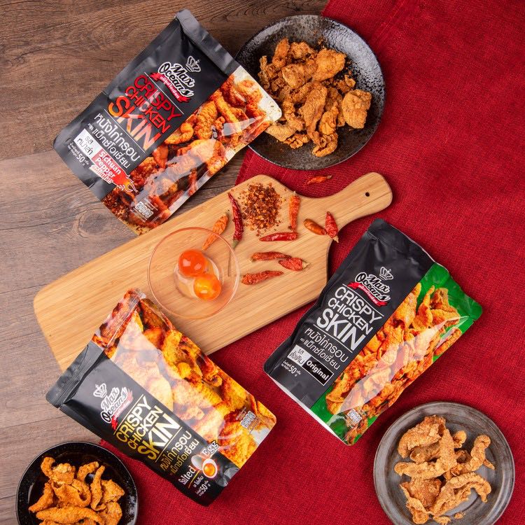 [Thailand] Max Ocean Crispy Chicken Skin, Food & Drinks, Packaged ...