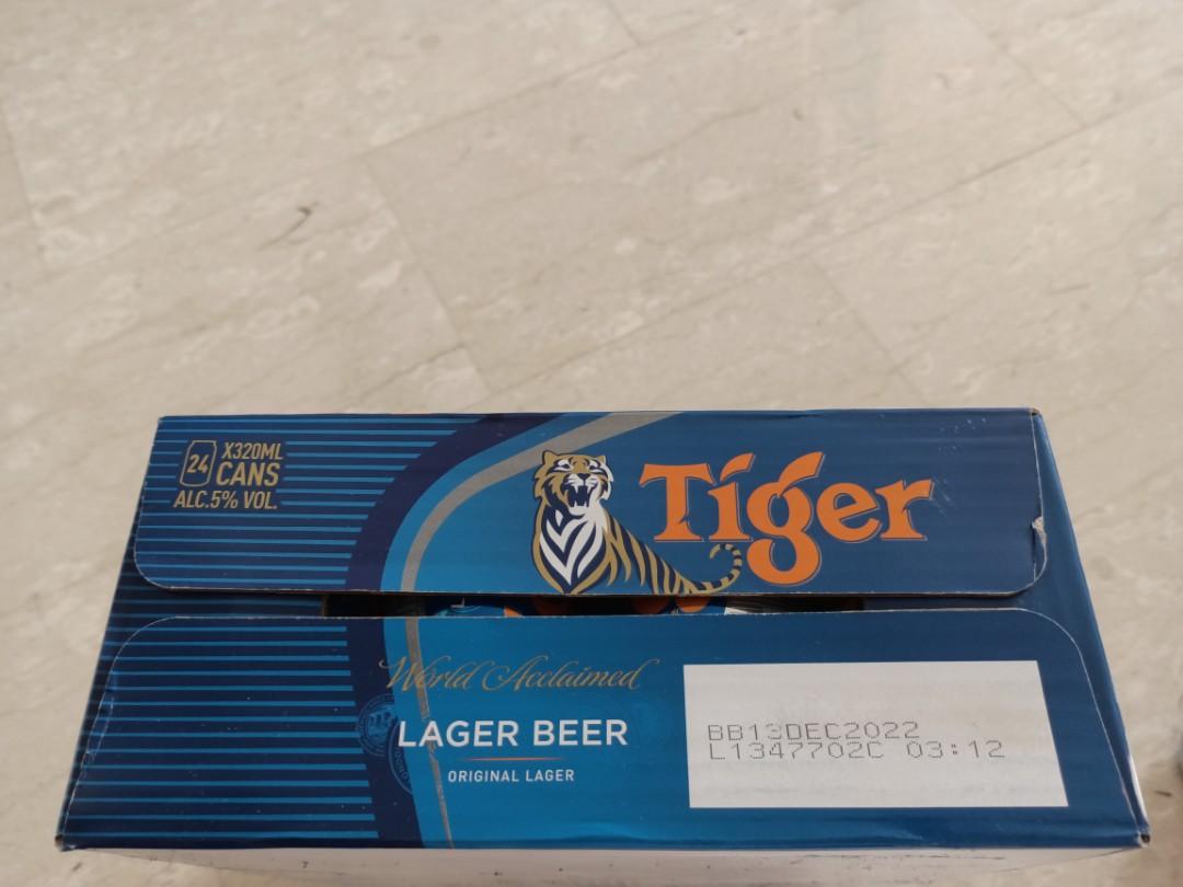 Tiger beer 1 carton only, Food & Drinks, Alcoholic Beverages on Carousell