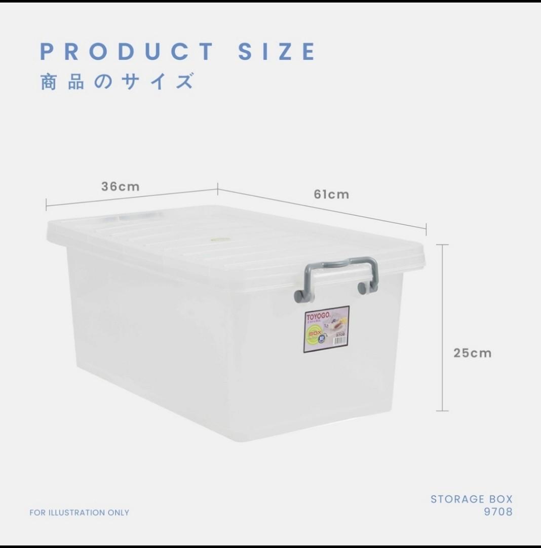 Toyogo Storage Box - multiple sets/sizes available, Furniture & Home ...