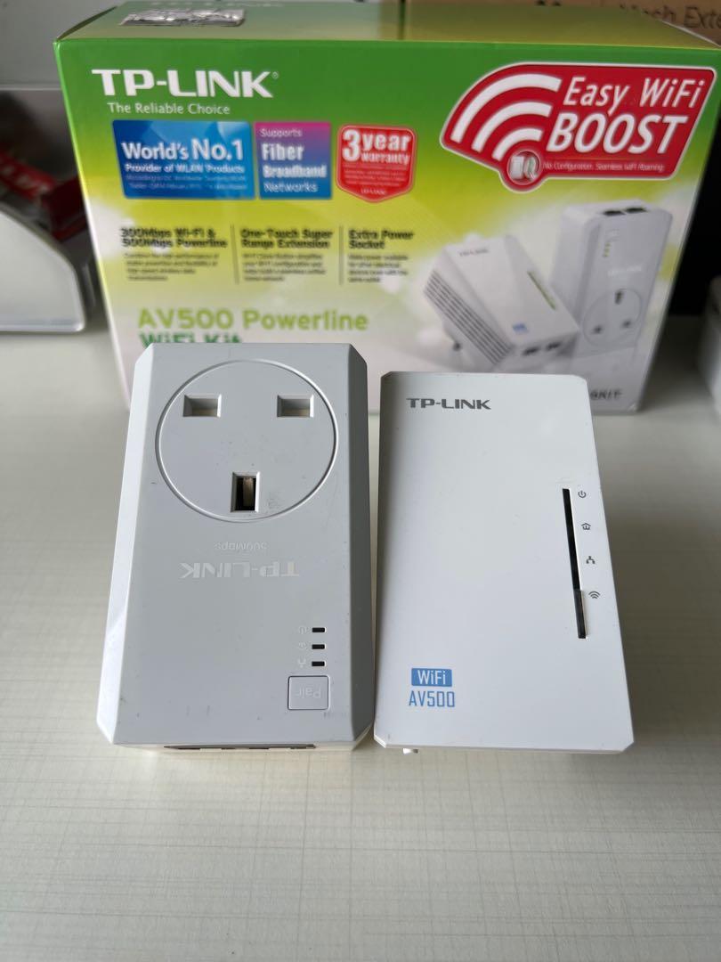 TP-LINK AV500 Powerline Wifi Kit, Computers & Tech, Parts & Accessories ...