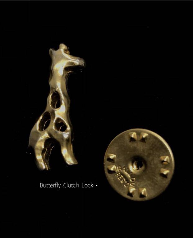 Vintage Ballou Reg'd Mini Giraffe Pin, Women's Fashion, Jewelry ...