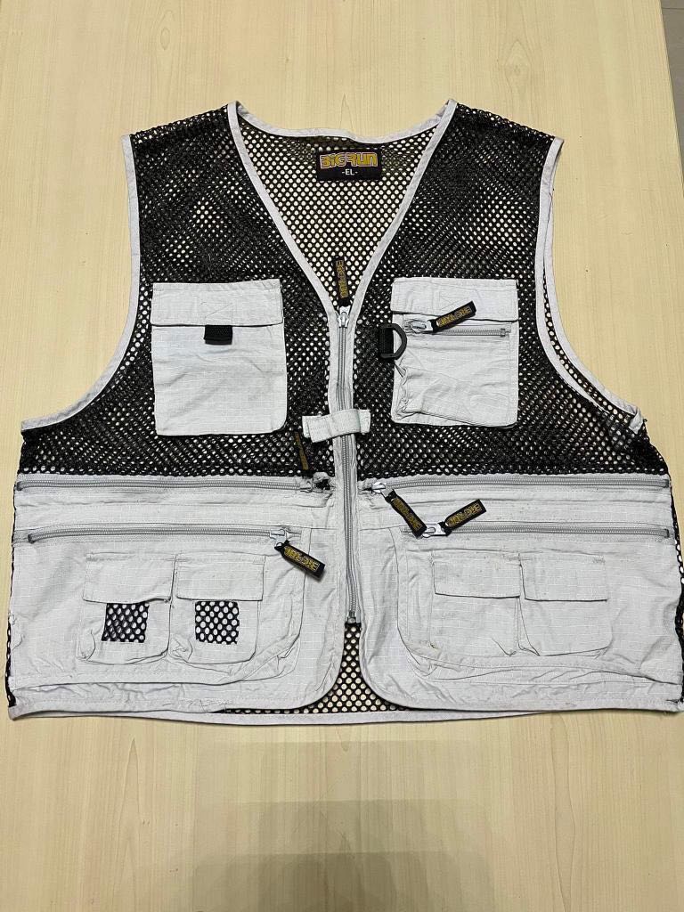 Vintage Big Run Japanese Tactical Vest, Men's Fashion, Tops & Sets ...