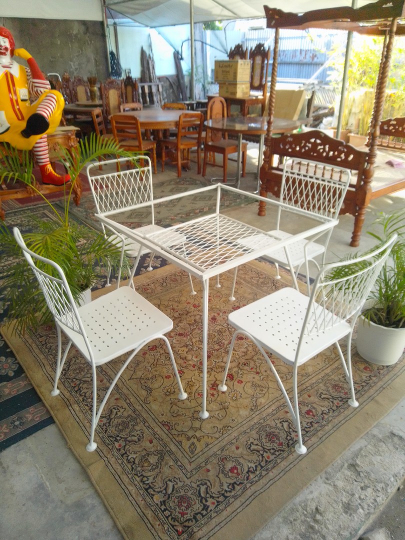 VINTAGE GARDEN SET #16, Furniture & Home Living, Outdoor Furniture on ...