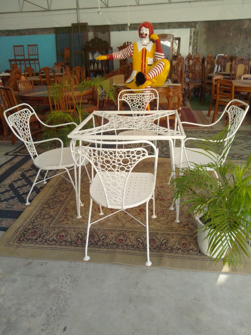 VINTAGE GARDEN SET #17, Furniture & Home Living, Outdoor Furniture on ...