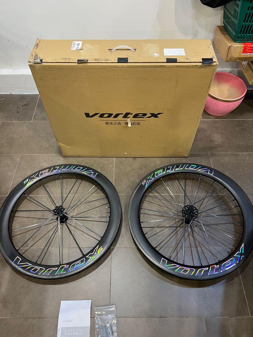 VORTEX N6 全炭鈴 CARBON WHEELSET, 運動產品, 單車及配件, 單車 - Carousell