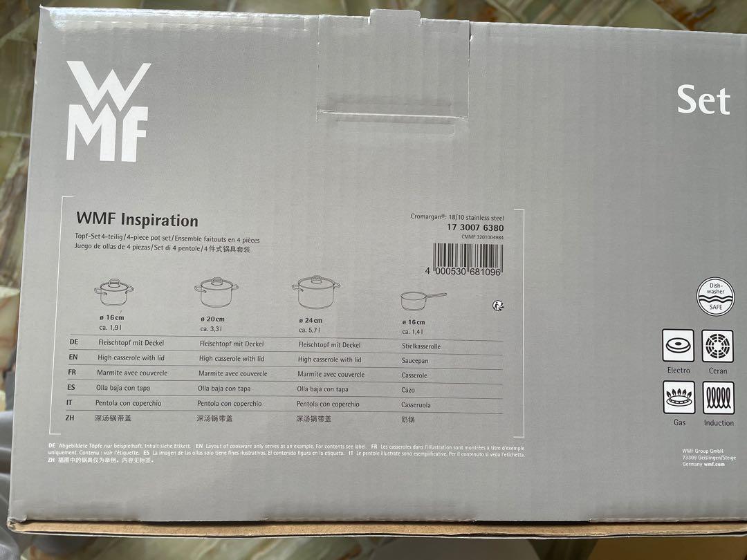 WMF Inspiration 4-Pot Set, Furniture & Home Living, Kitchenware ...