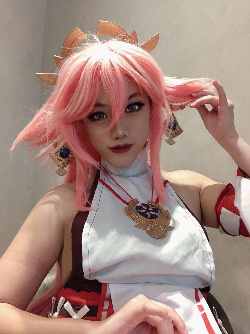 Yae Miko Genshin Impact Cosplay, Hobbies & Toys, Memorabilia ...