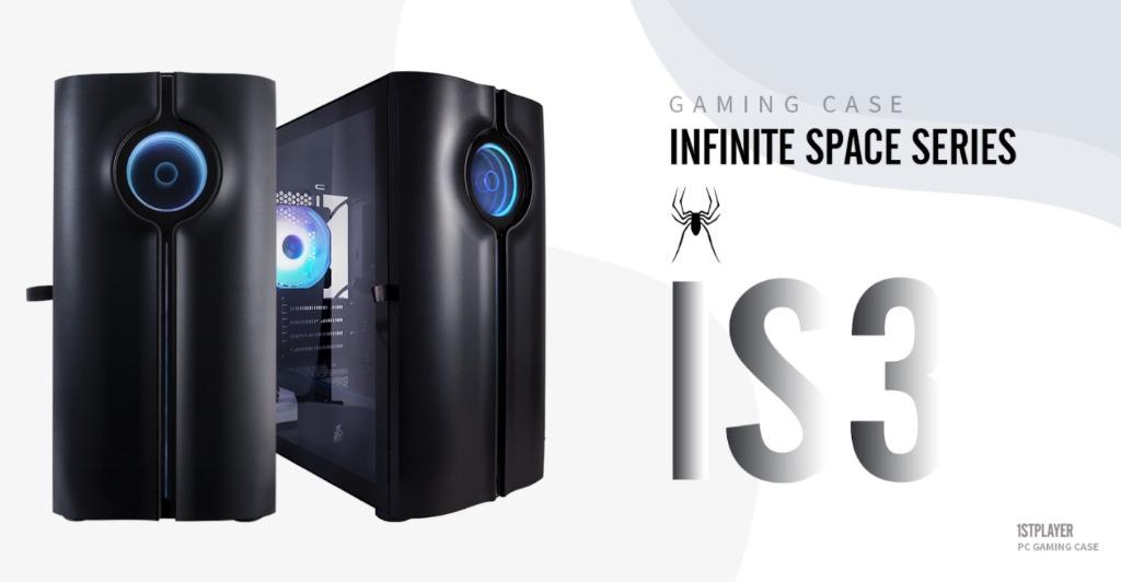 1ST PLAYER INFINITE SPACE IS3 M-ATX TEMPERED GLASS GAMING PC CASING ...