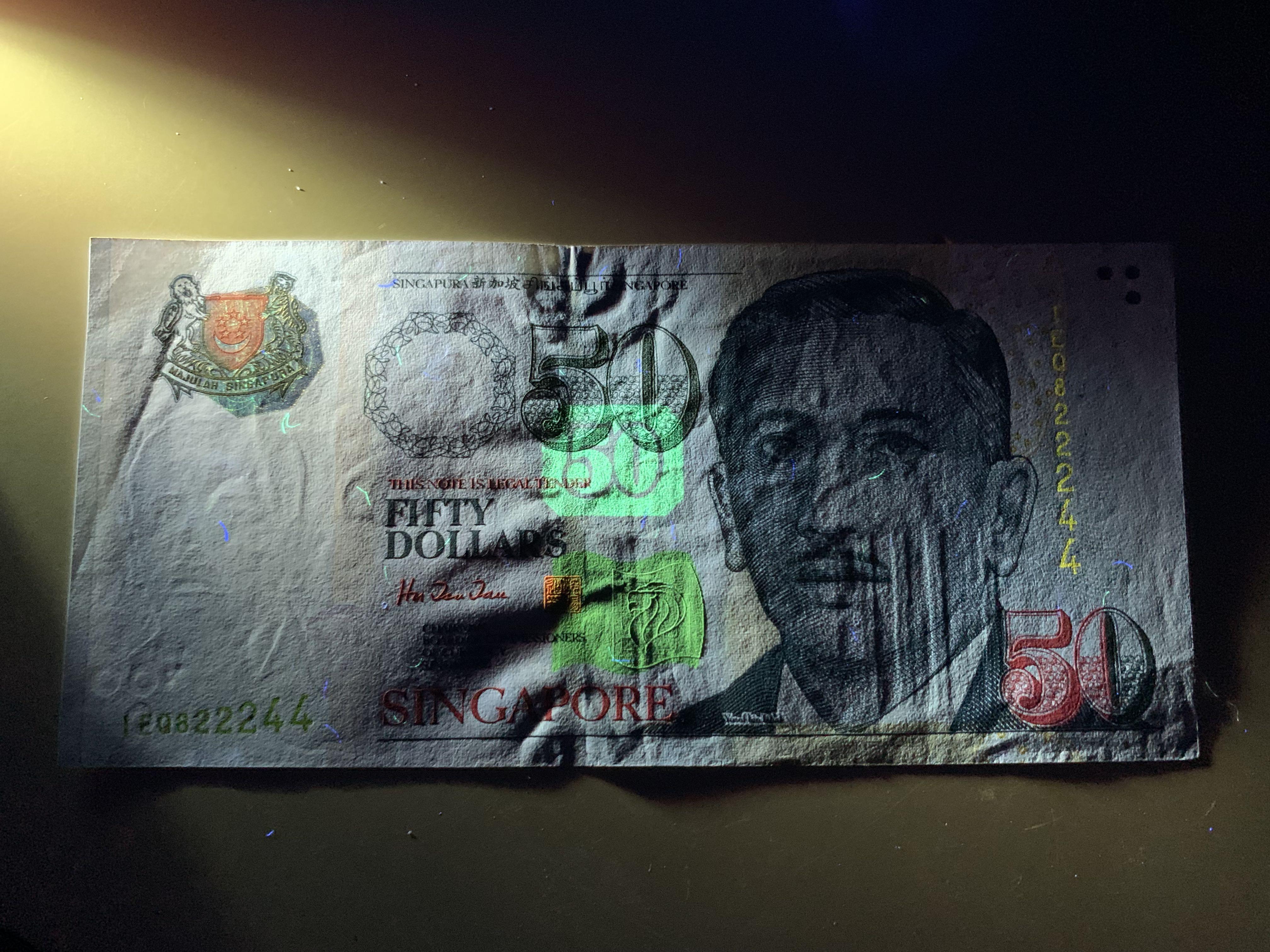 $50 Error note. Hologram shift banknote, Hobbies & Toys, Memorabilia ...