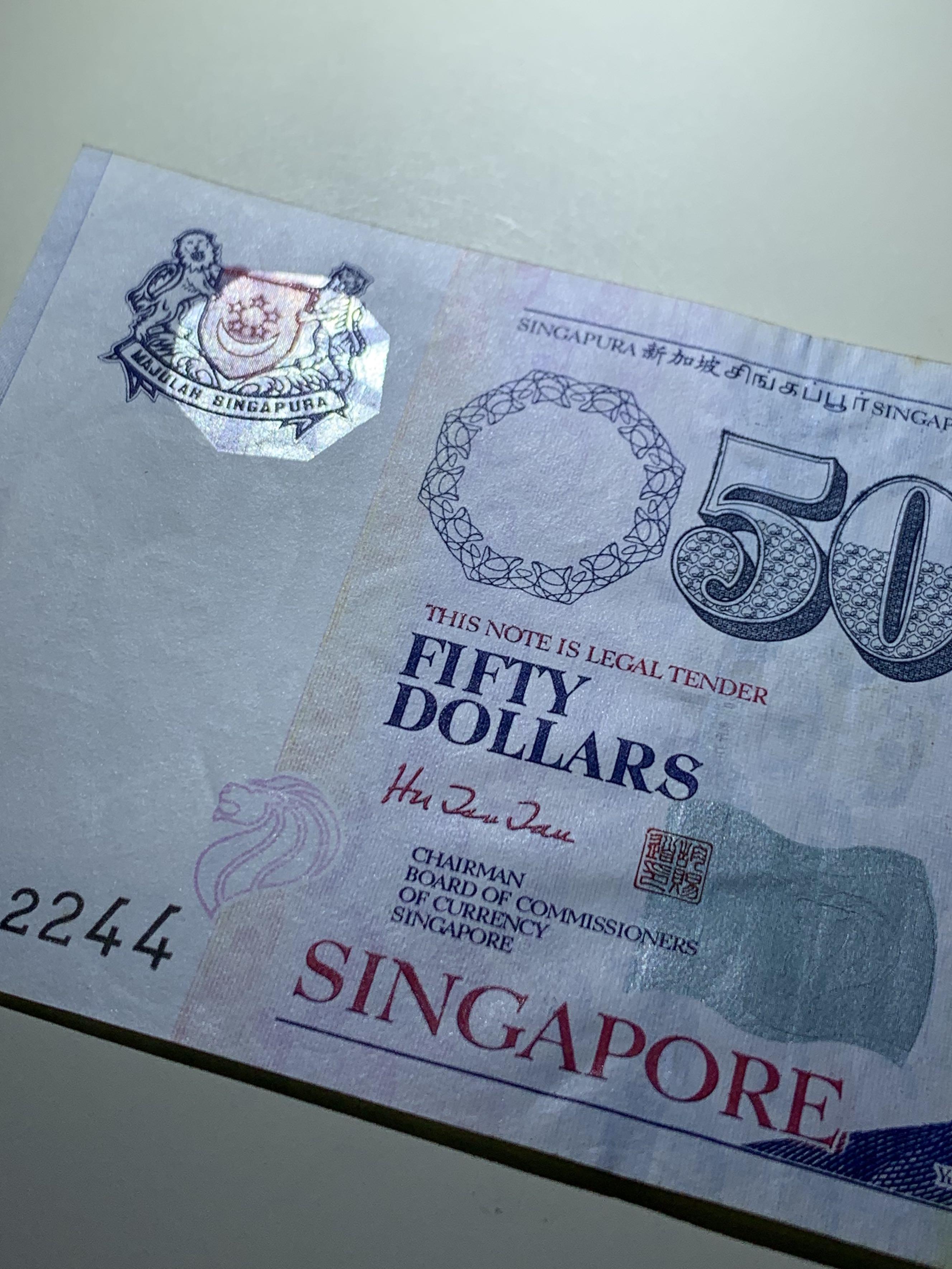 $50 Error note. Hologram shift banknote, Hobbies & Toys, Memorabilia ...