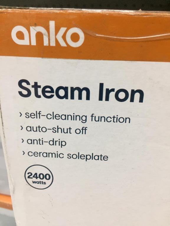 Anko Steam Iron, TV & Home Appliances, Irons & Steamers on Carousell