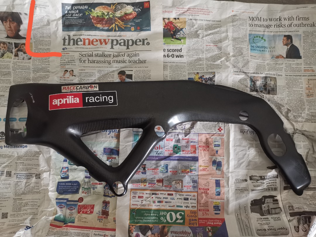 Aprilia Frame carbon, Motorcycles, Motorcycle Accessories on Carousell