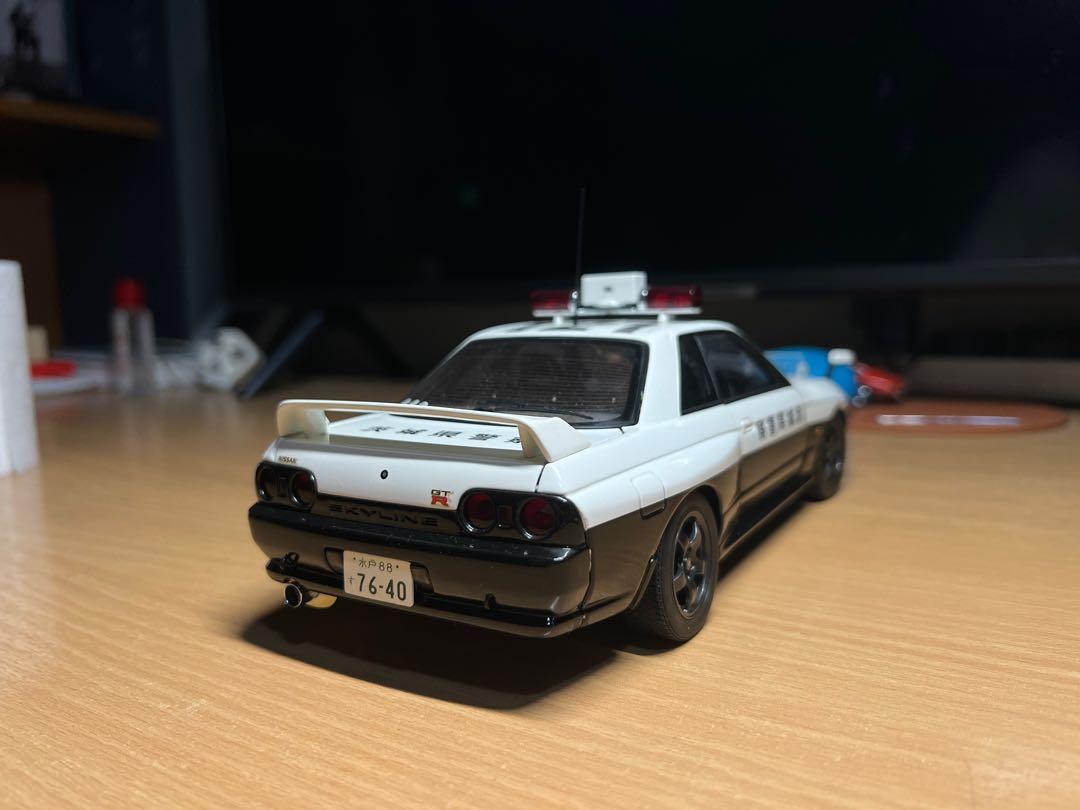 Autoart Nissan Skyline GTR R32 Police Car, (Ibaraki-Kenkei), Hobbies ...