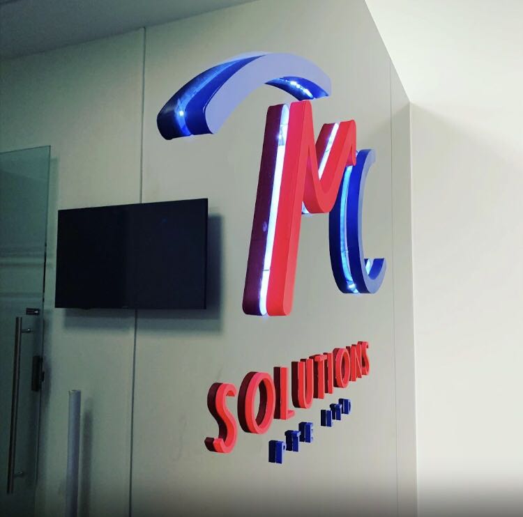 Backlit 3D Signage with Acrylics Emboss, Announcements on Carousell
