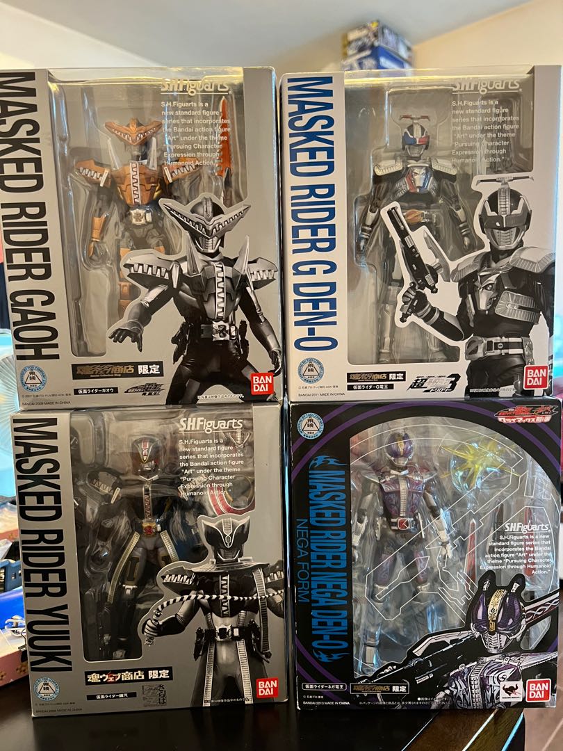 已開Bandai魂限 SHF Kamen Rider Gaoh G Den-O Yuuki Nega Den-O 幪面超人牙王 G電王 幽氣 ...