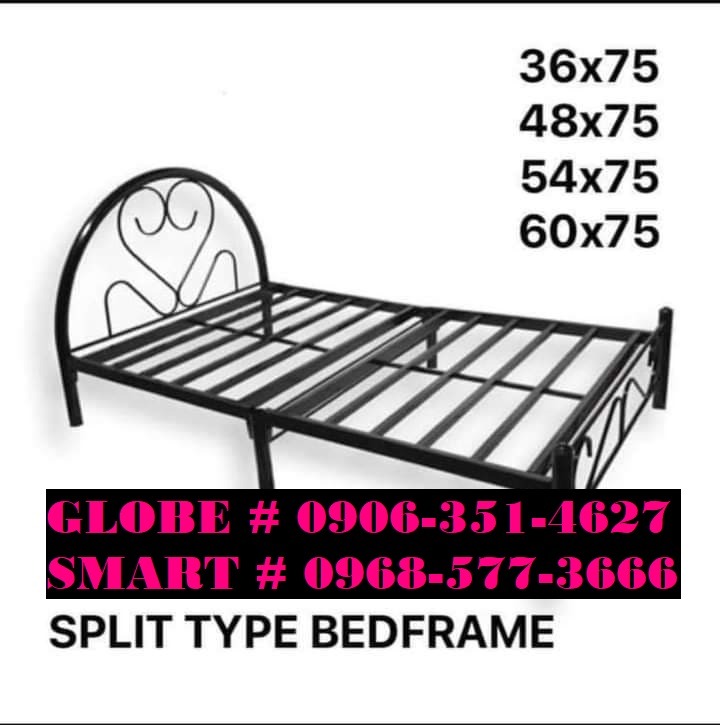 beds double deck SINGLE BED FRAME (SPLIT TYPE) HEAVY DUTY FRAME stock ...