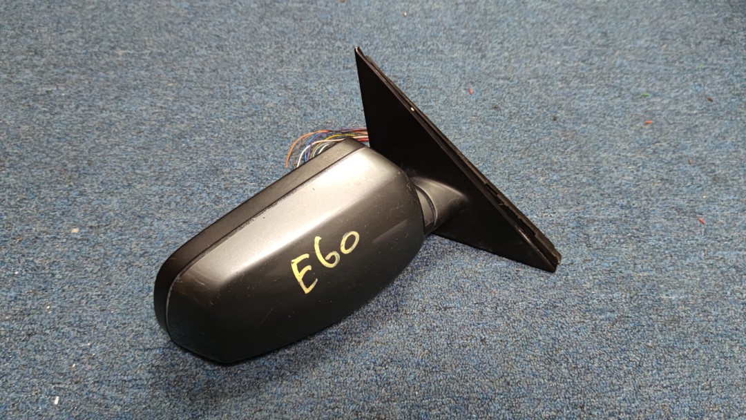BMW E60 Side Mirror Dark Grey Kanan, Auto Accessories on Carousell