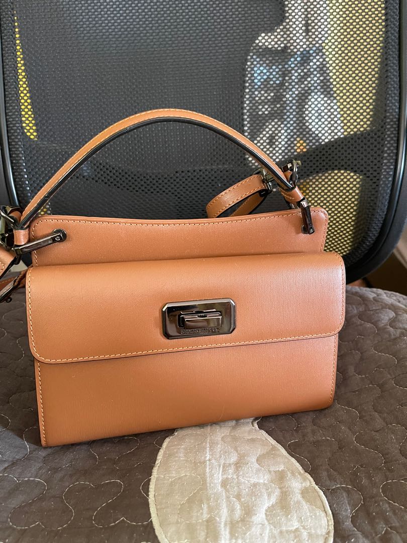 Braun Buffel Leather Handbag, Women's Fashion, Bags & Wallets, Shoulder ...