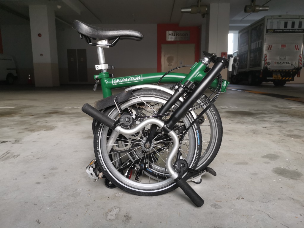 Brompton M6L Racing Green 2018, Sports Equipment, Bicycles & Parts ...
