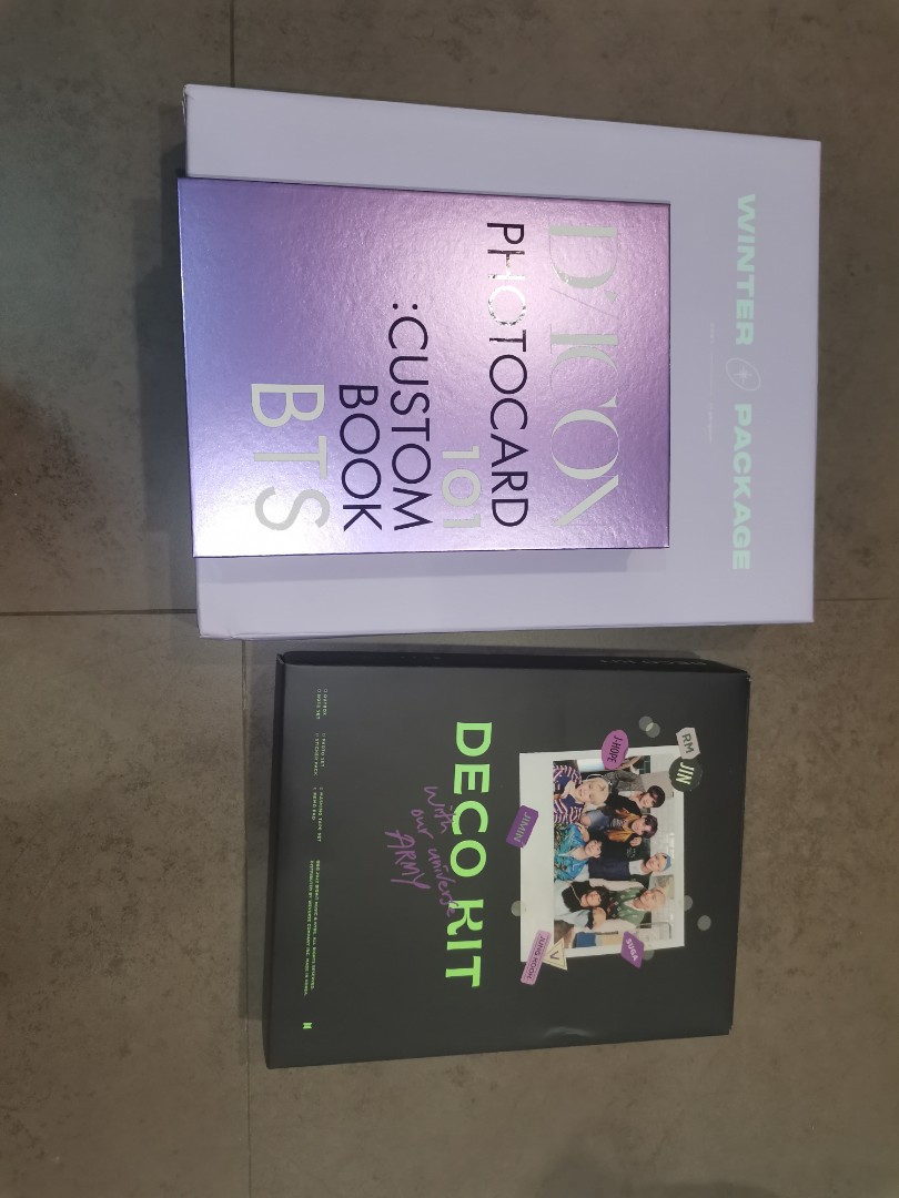 BTS ALBUMS / WINTER PACKAGE / DECO KIT / DICON /RM /JIN /SUGA /JHOPE ...