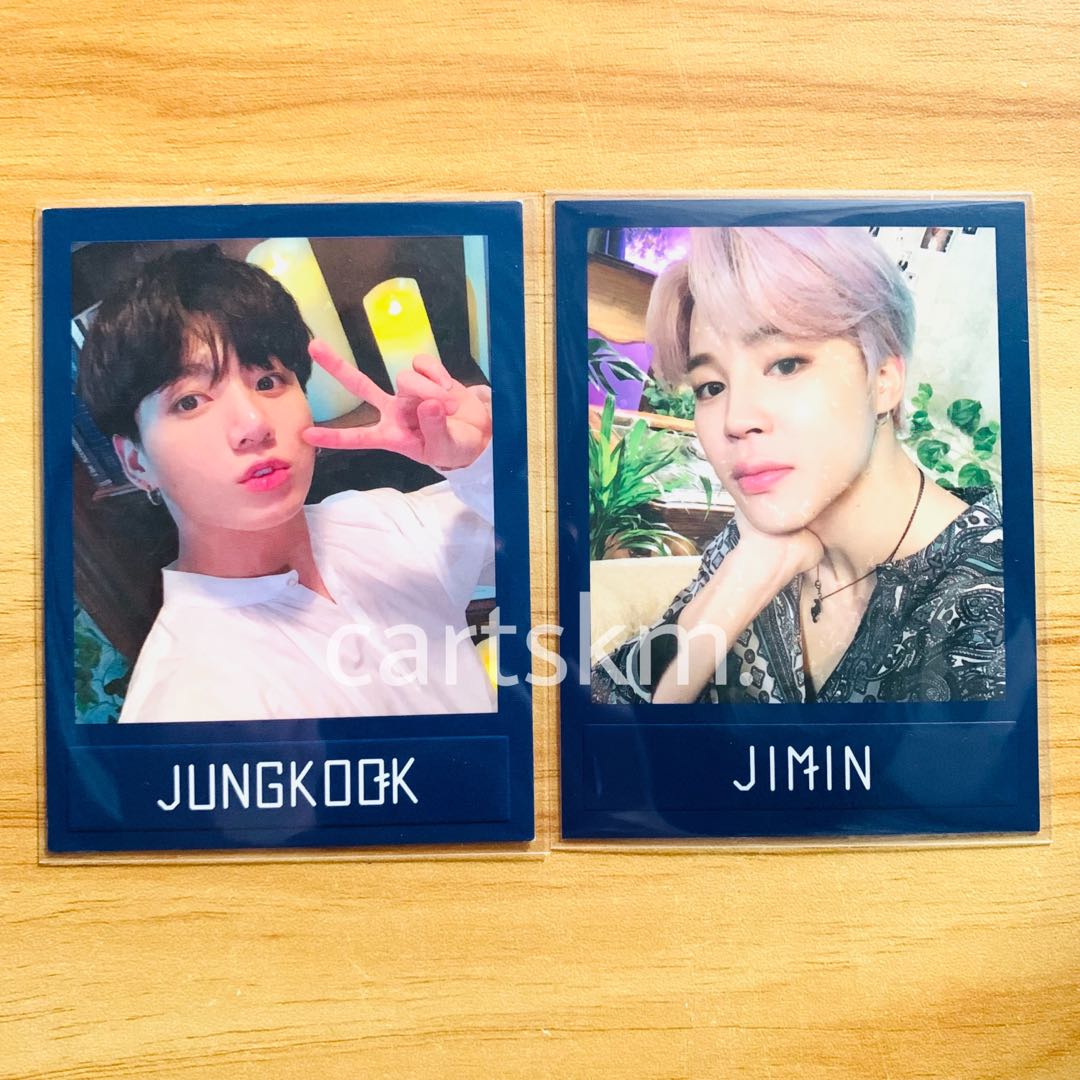 bts jikook 5th muster moodlight pola photocard pc jungkook jk jimin jm ...