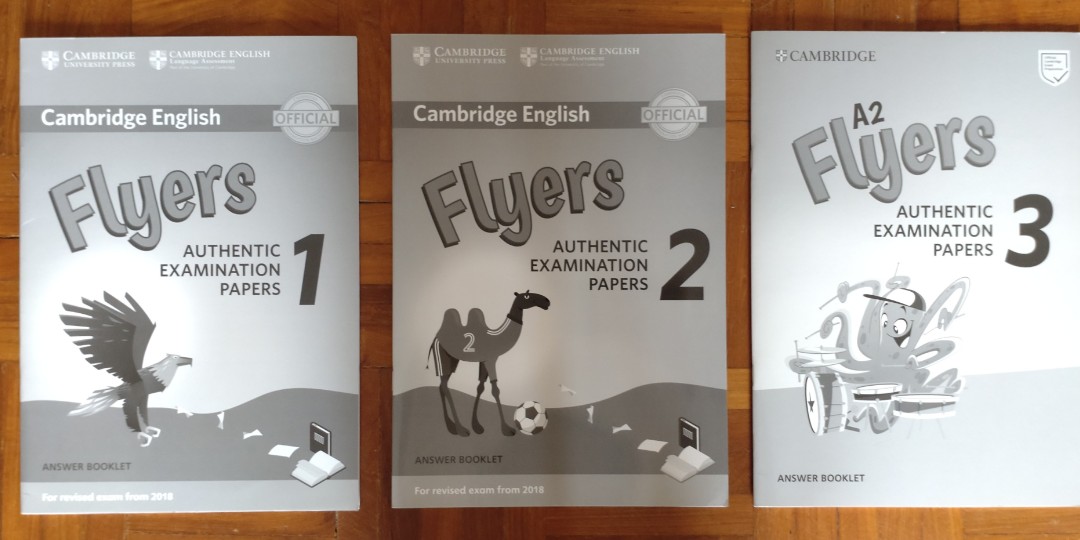 英國正版Cambridge Flyers Authentic Examination Papers Answer Booklet, 興趣及遊戲 ...