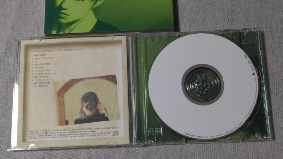 日本版CD 小松未歩 miho komatsu 3rd everywhere album 第三張大碟 小松未歩岀道25週年, 興趣及遊戲, 音樂、樂器 & 配件, 音樂與媒體 - CD 及 ...