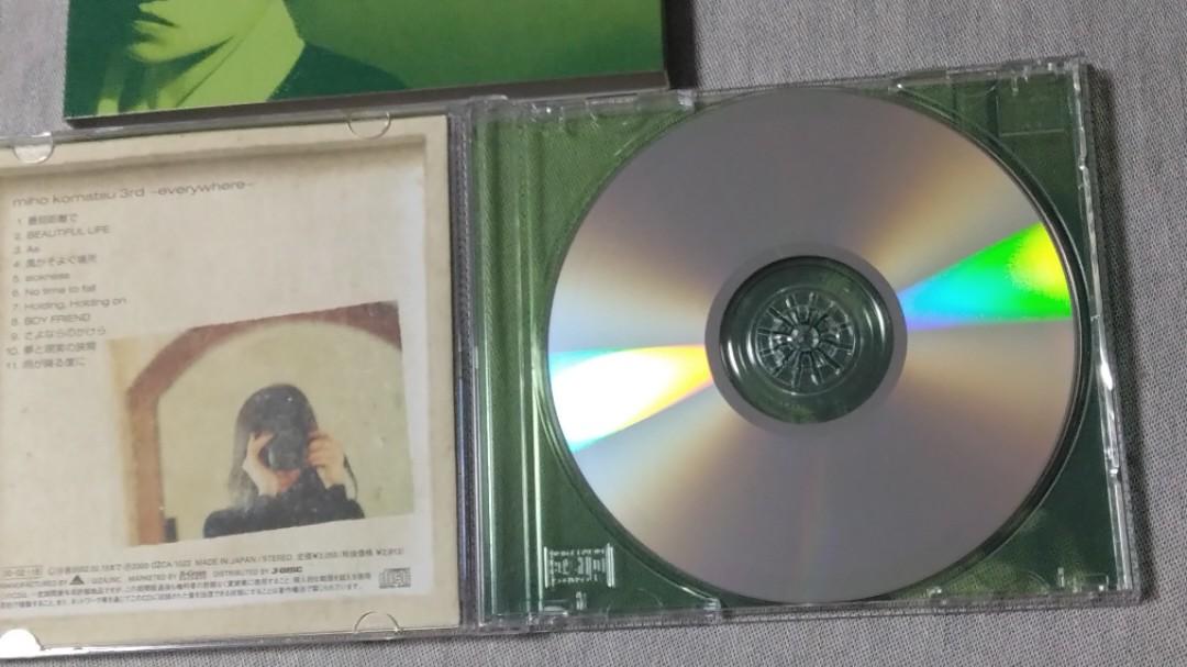 日本版CD 小松未歩 miho komatsu 3rd everywhere album 第三張大碟 小松未歩岀道25週年, 興趣及遊戲, 音樂、樂器 & 配件, 音樂與媒體 - CD 及 ...