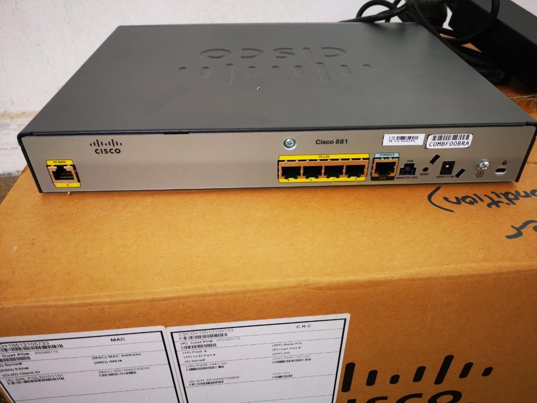 Cisco router 800 series 881 series Brand new., Computers & Tech, Parts ...