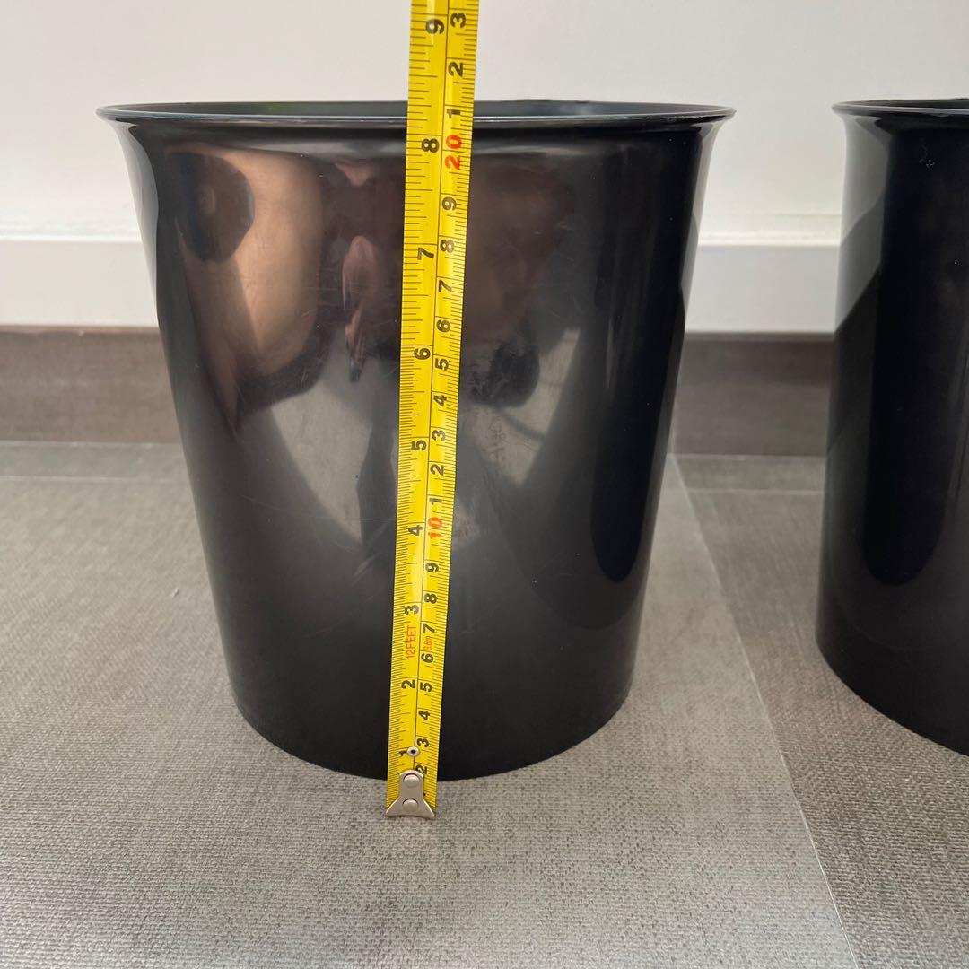 Daiso Small Dustbin / Outer Flower Pot, Furniture & Home Living, Home ...
