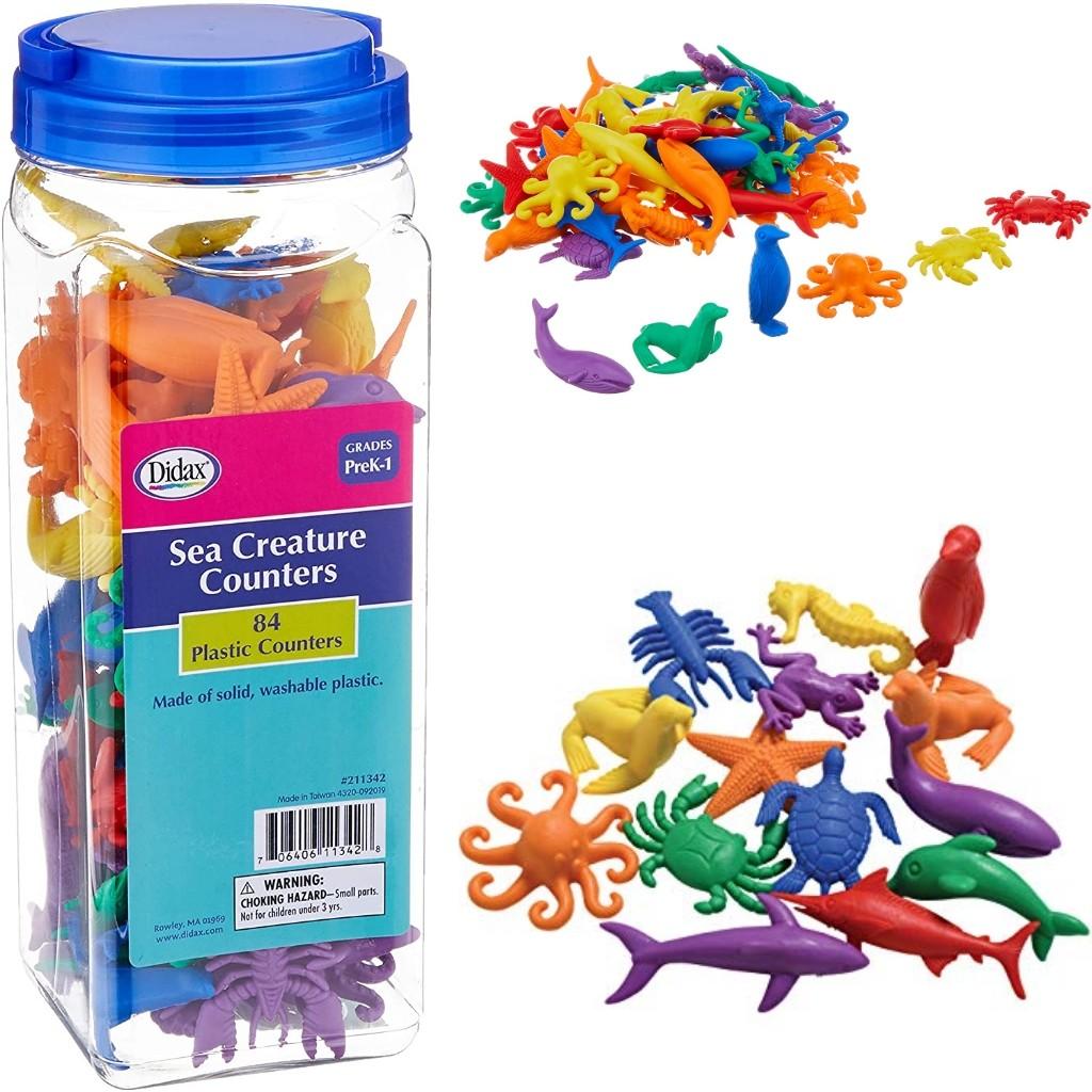 Didax Educational Resources Sea Creature Counters, Hobbies & Toys, Toys ...