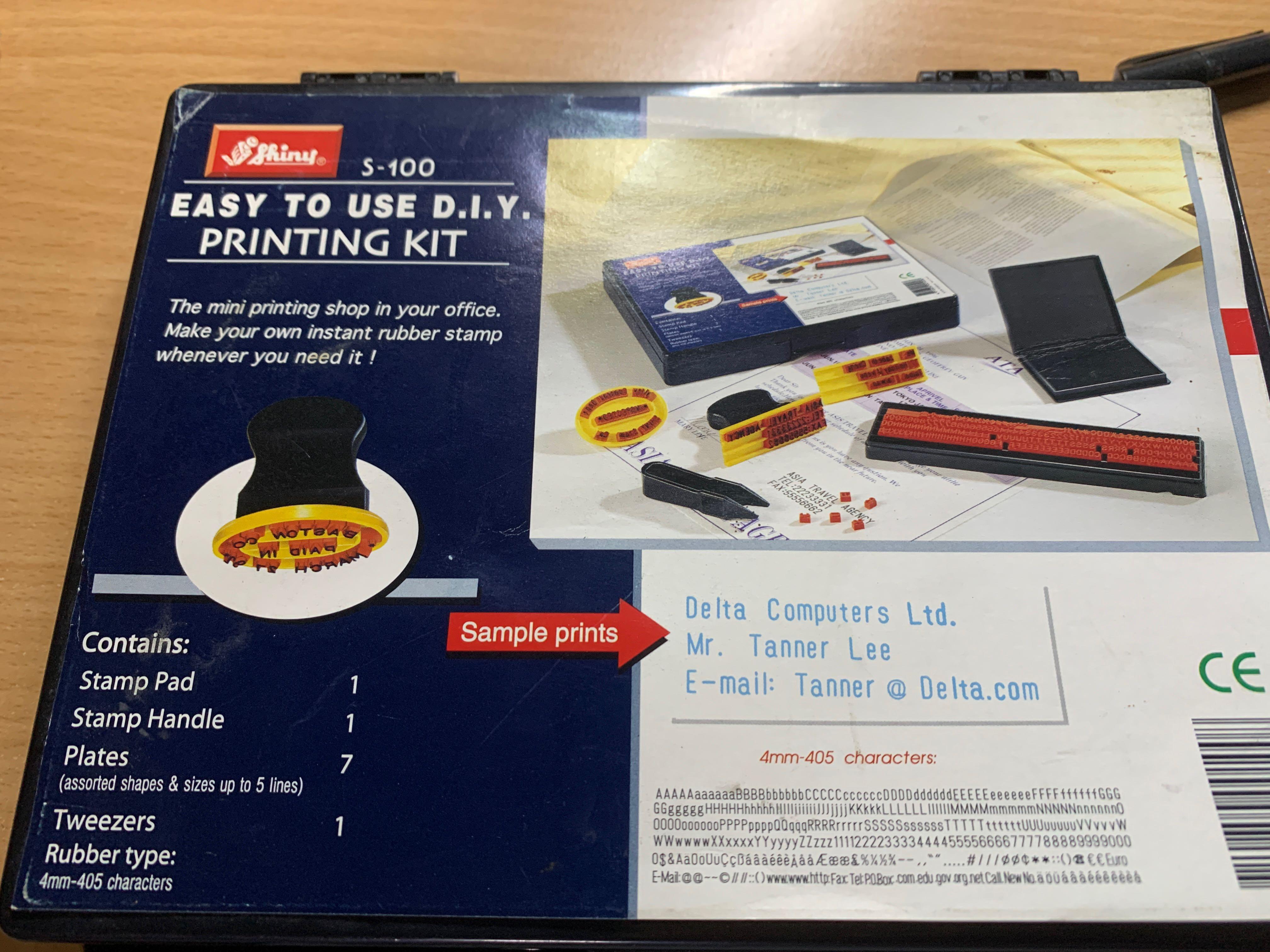 DIY Stamp making kit, Hobbies & Toys, Memorabilia & Collectibles ...