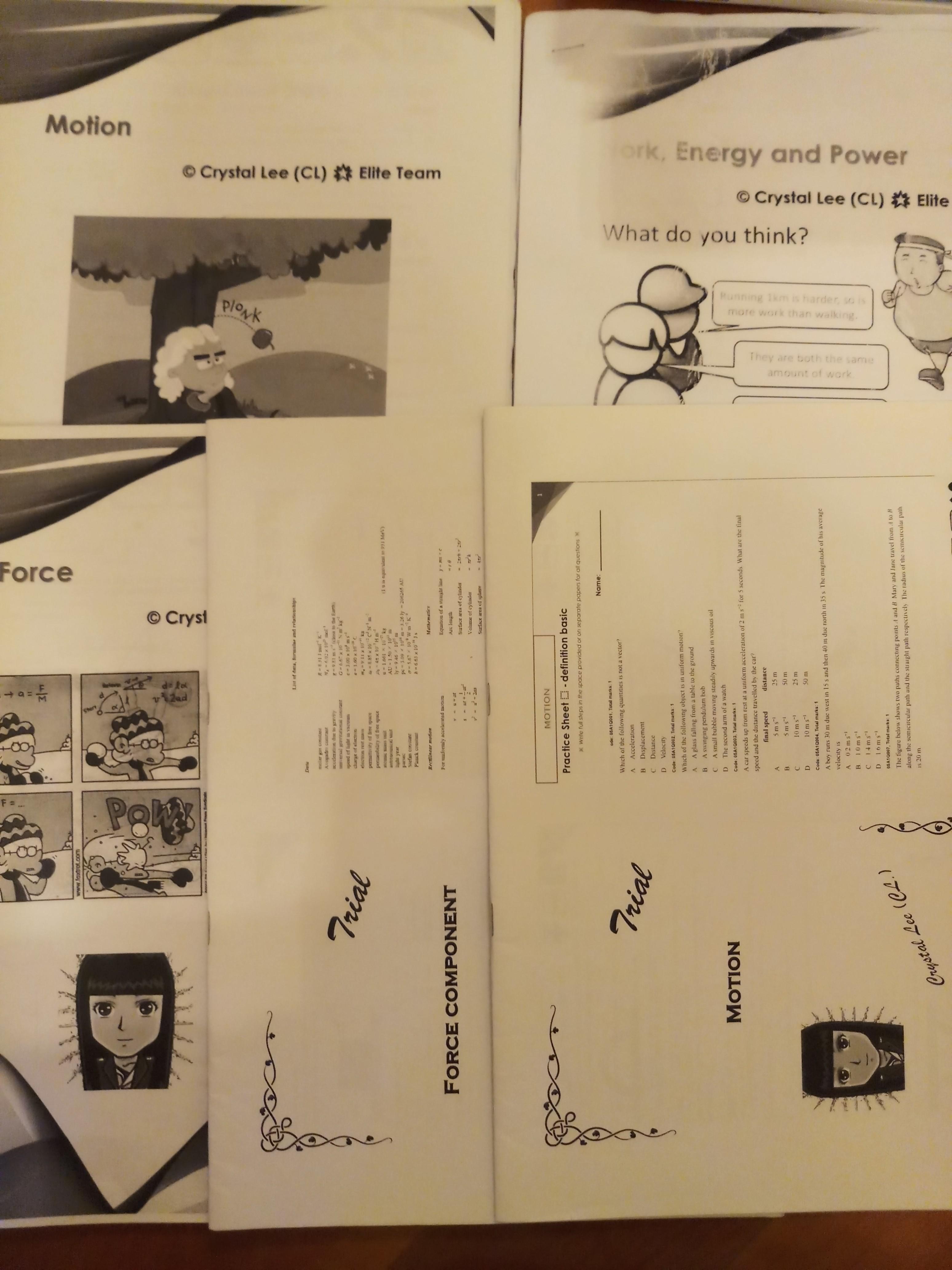 DSE PHYSICS NOTES (MOTION, FORCE AND ENERGY), 興趣及遊戲, 書本 & 文具, 教科書 ...