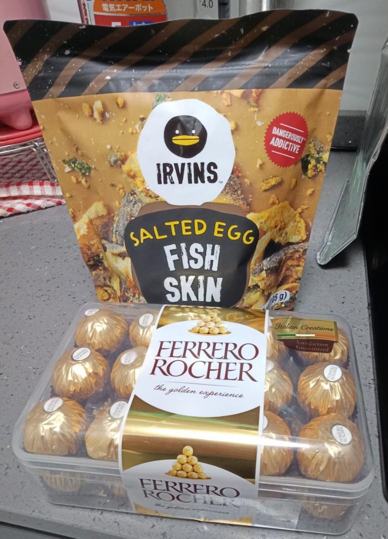 Ferrero Rocher/Fish Skin, Food & Drinks, Packaged & Instant Food on ...