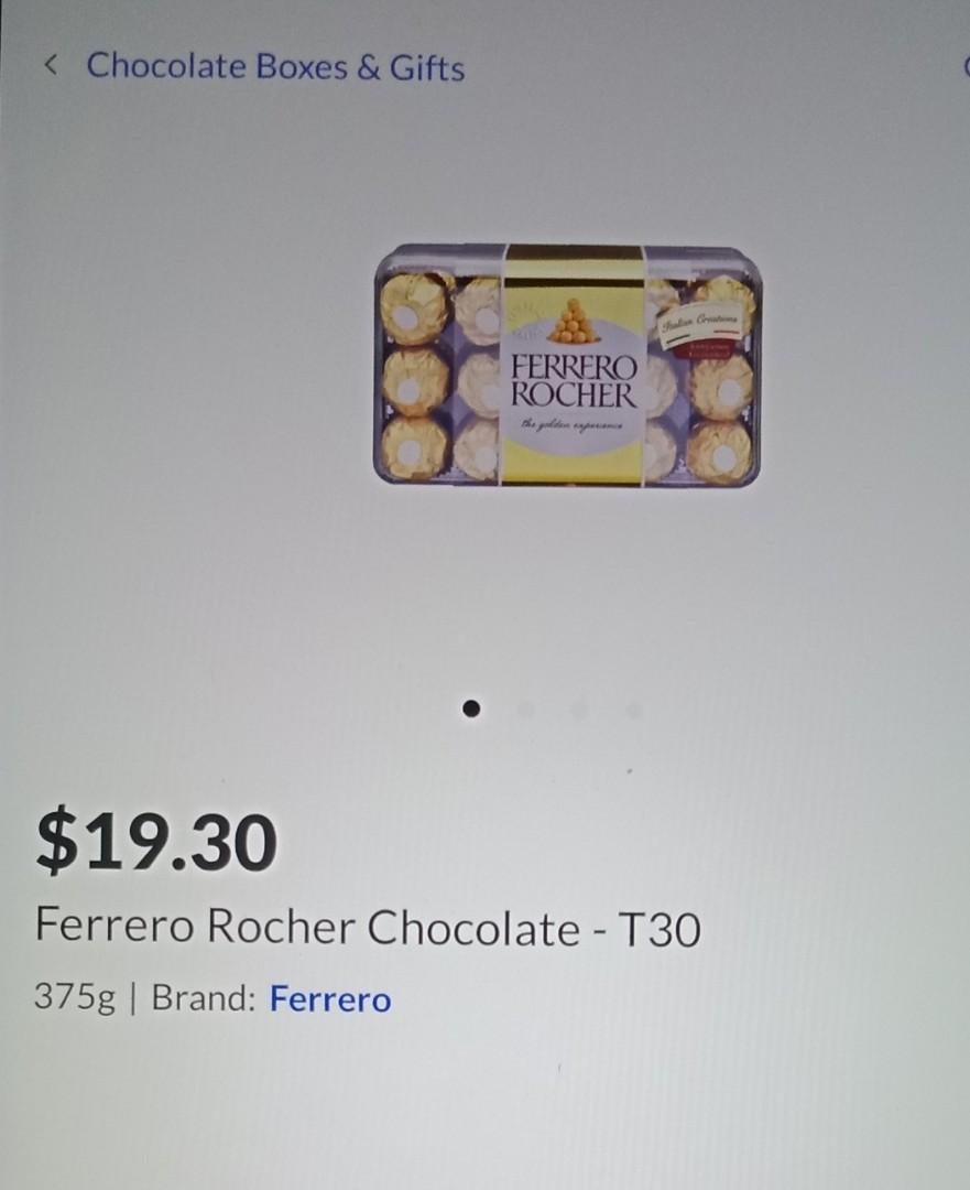 Ferrero Rocher/Fish Skin, Food & Drinks, Packaged & Instant Food on ...