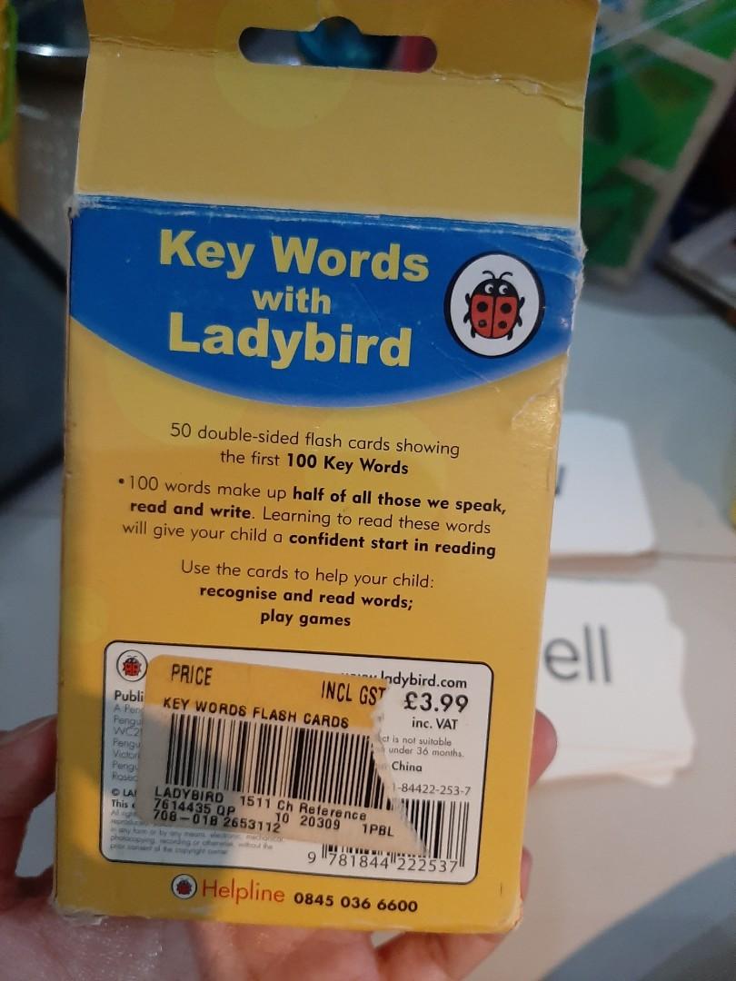 Flashcard lady bird, Buku & Alat Tulis, Buku Pelajaran di Carousell
