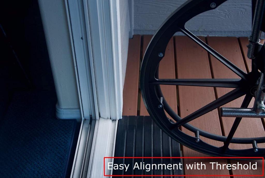 Foghorn Construction- 1 Inch High Threshold Ramp for Door, 43 Wide ...