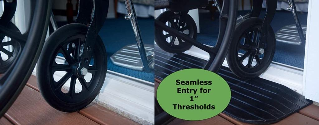 Foghorn Construction- 1 Inch High Threshold Ramp for Door, 43 Wide ...