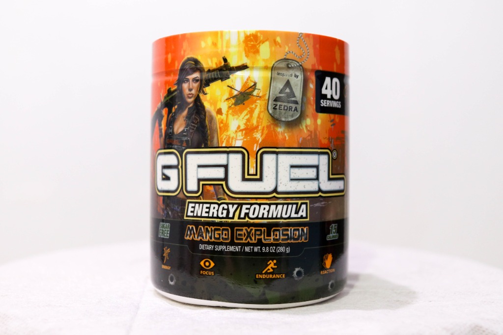 G Fuel Energy Formula MANGO EXPLOSION Gfuel 40 servings (280g) gaming ...