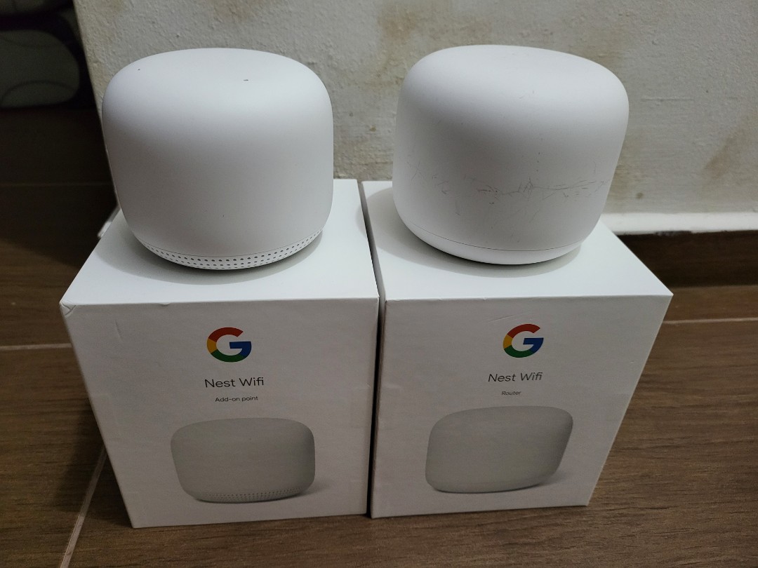 Google WiFi Router and WiFi Point, Computers & Tech, Parts ...